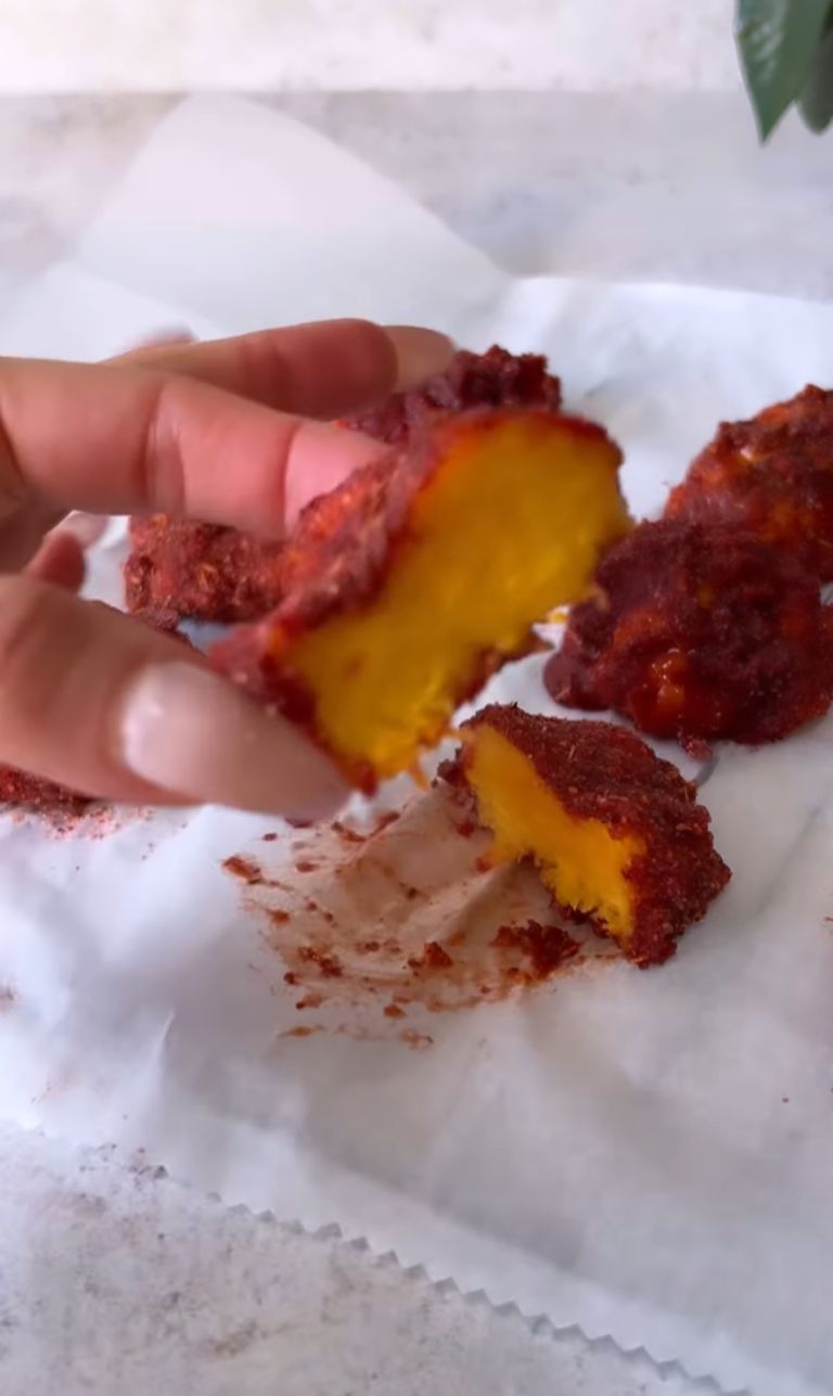 Clusters de mango con chamoy, la botana extra deliciosa y saludable que ...
